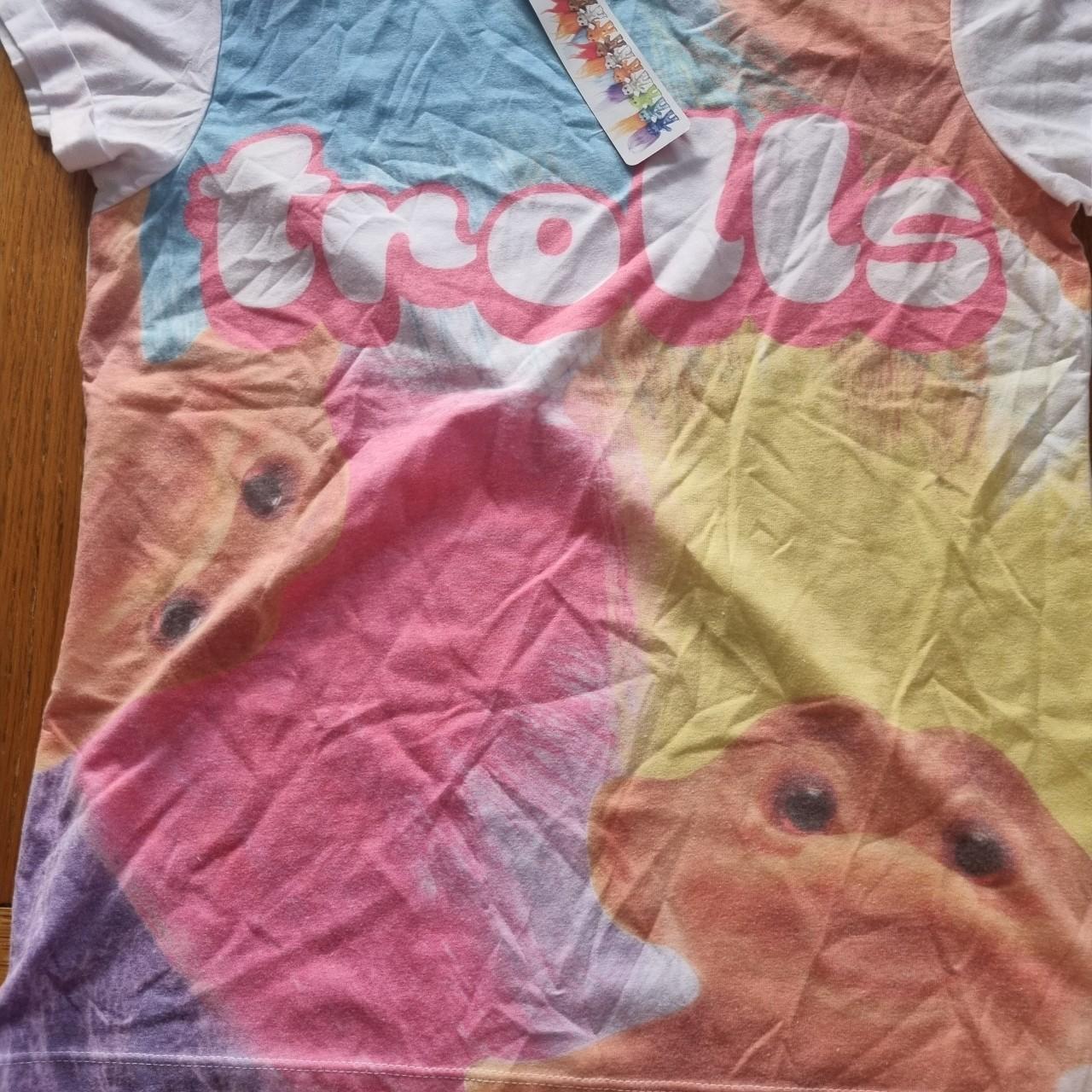 Official Trolls multi t shirt Ladies size... - Depop