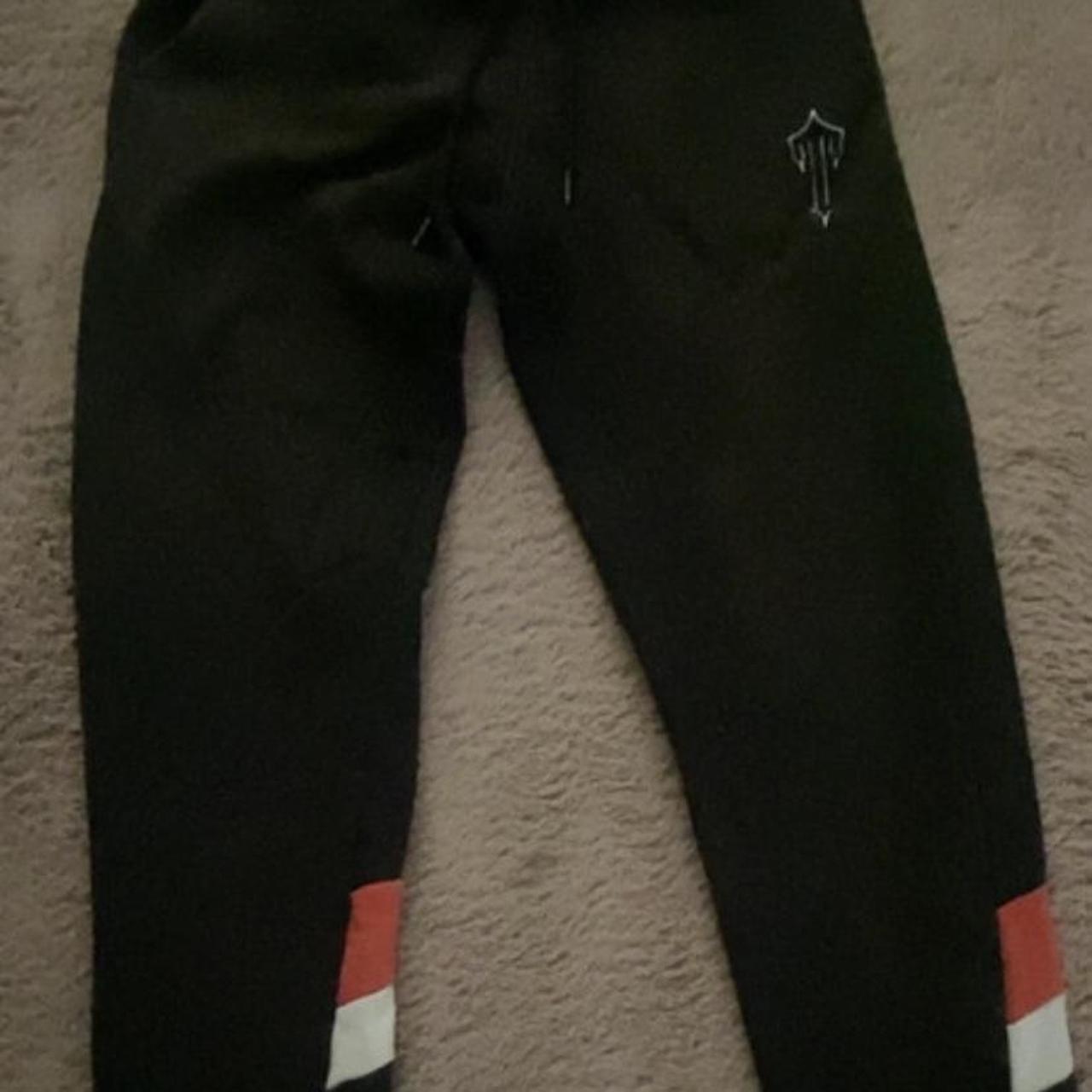 Trapstar red v stripe tracksuit M - Depop