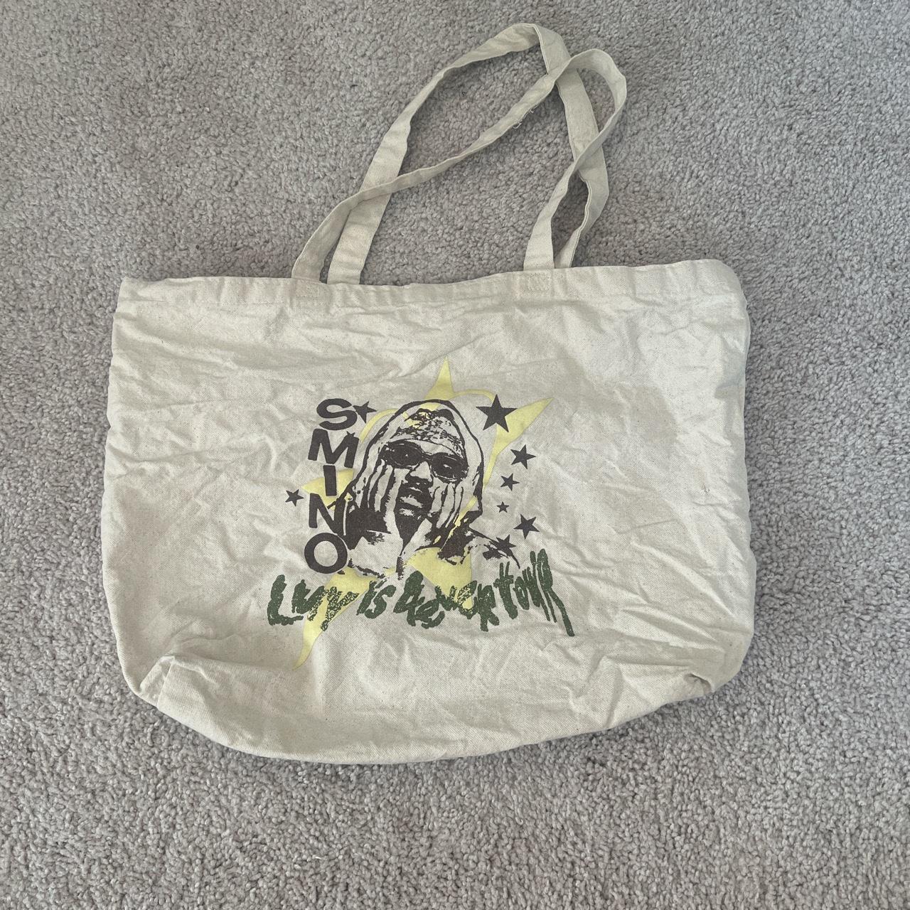 Smino “luv is 4ever” tote bag Little flaws - Depop