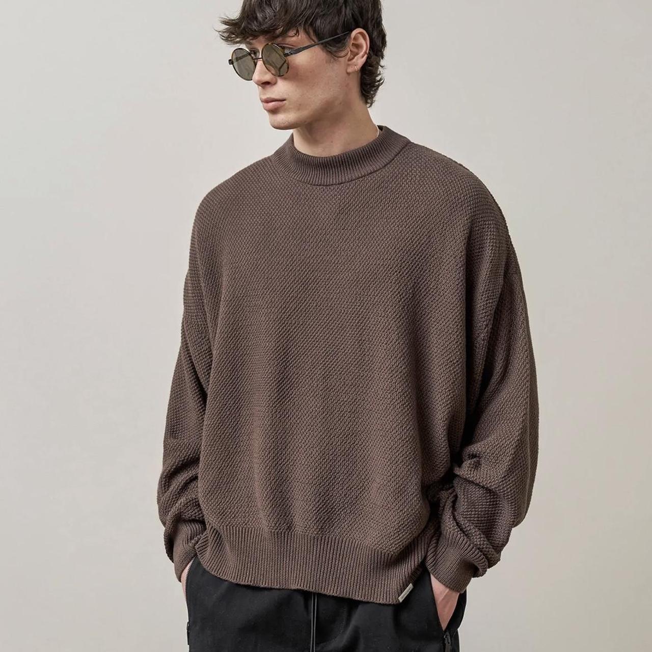 Brown Knit Represent Jumper Classic Represent Piece... - Depop