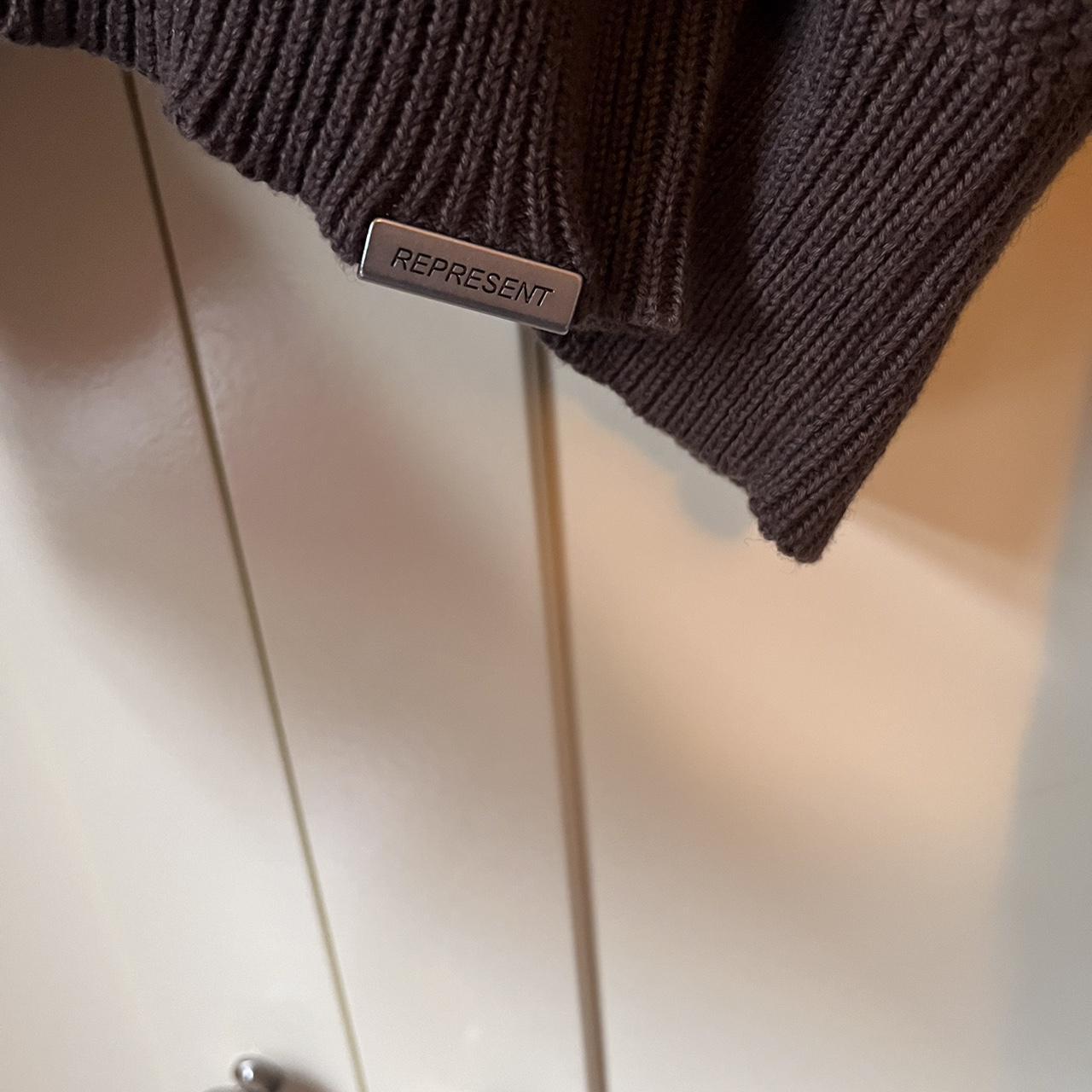 Brown Knit Represent Jumper Classic Represent Piece... - Depop