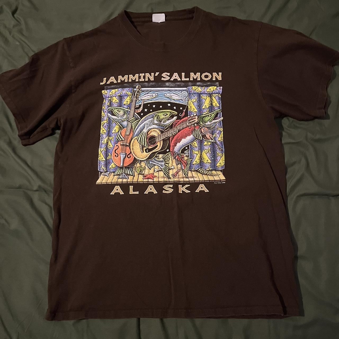 Jamin Salmon Tee - Depop