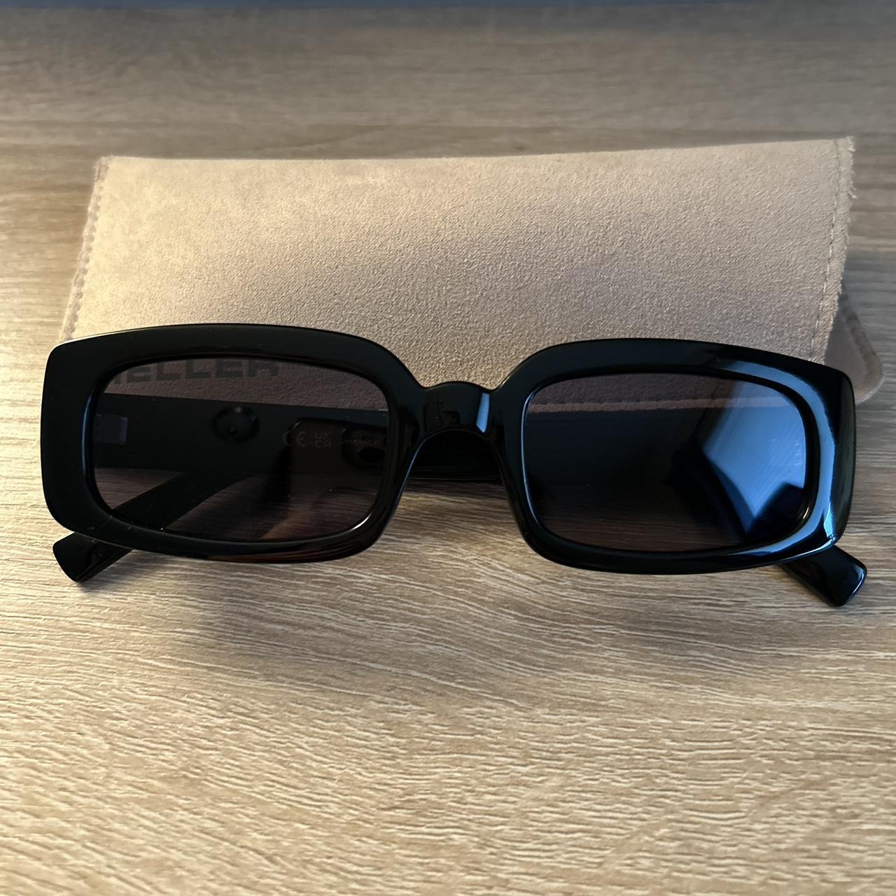 Meller rectangle shaped glasses, dark shades, brand... - Depop
