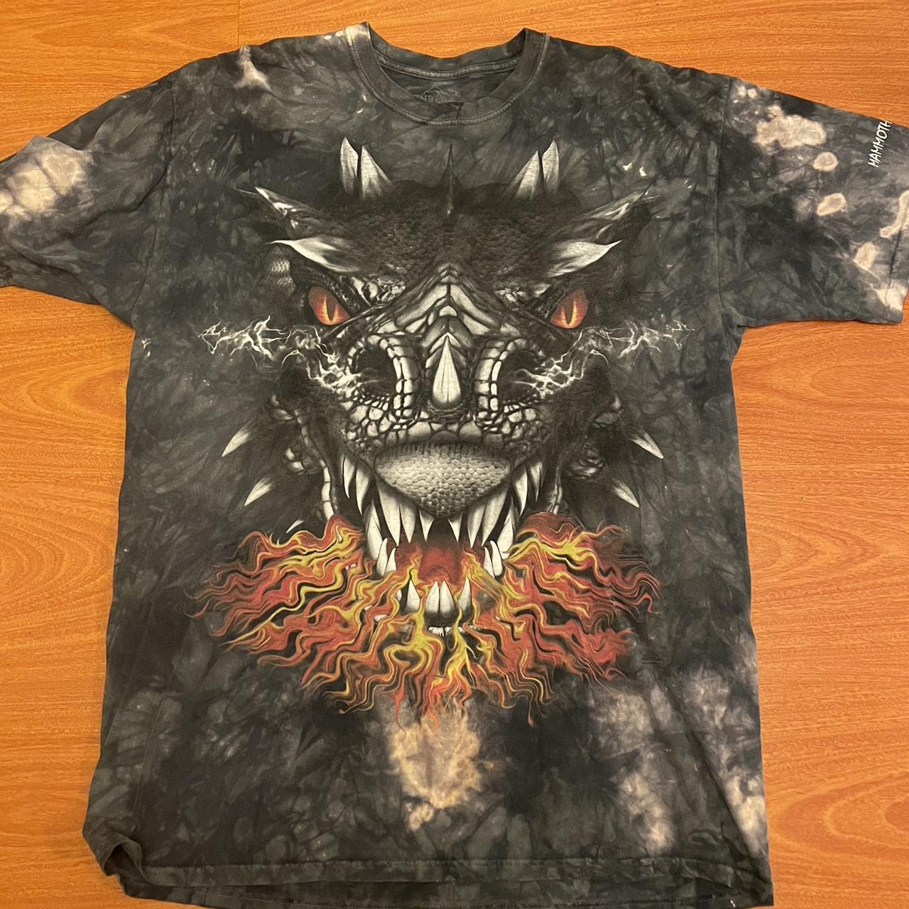 Mountain dragon all-over print Size L #y2k #animalprint - Depop