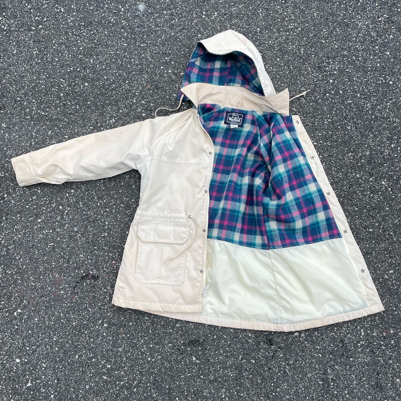 -TRUE VINTAGE Woolrich Rain Jacket from the... - Depop