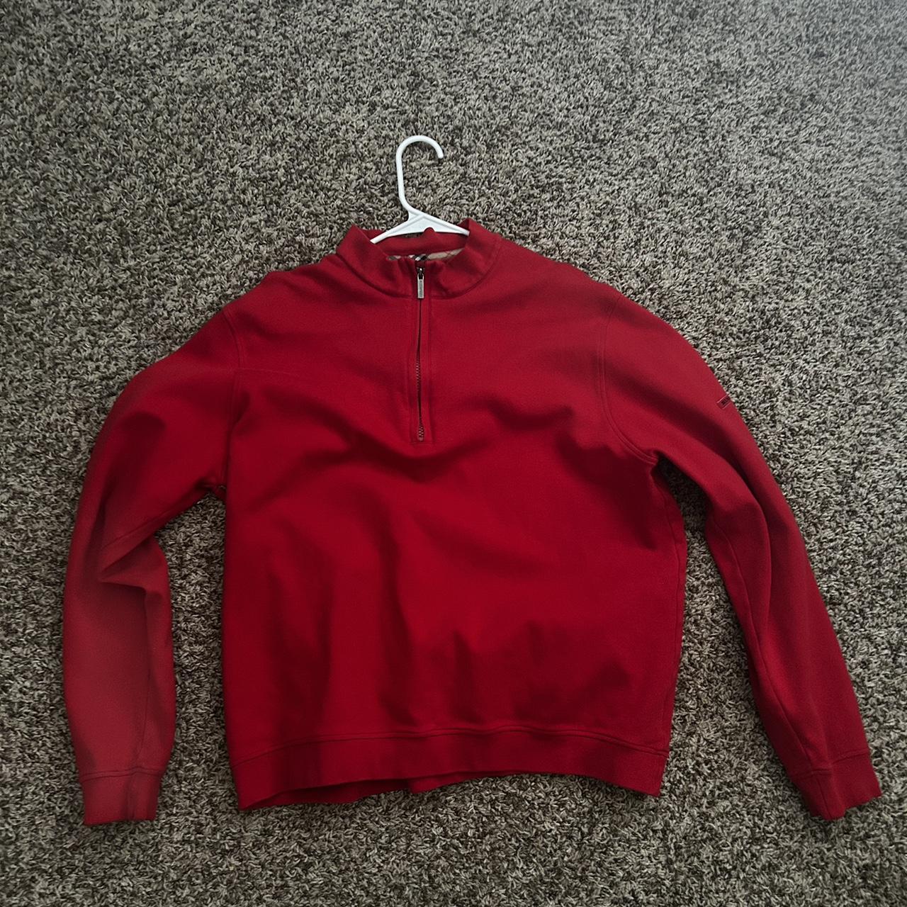Burberry Quarter Zip - Depop