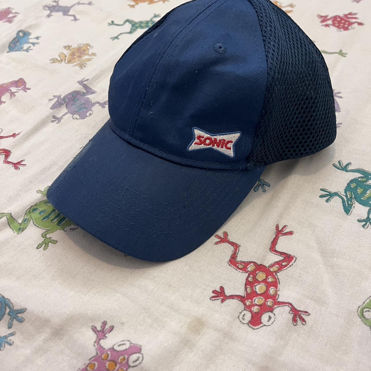 Sports and fast food hats 4th hat on 2nd slide... - Depop