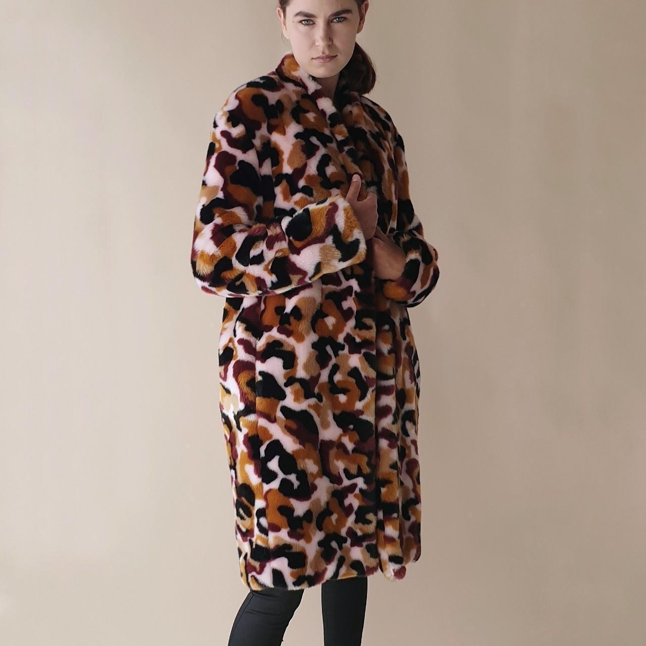 Super soft and warm cosy faux fur cocoon coat by... | Depop