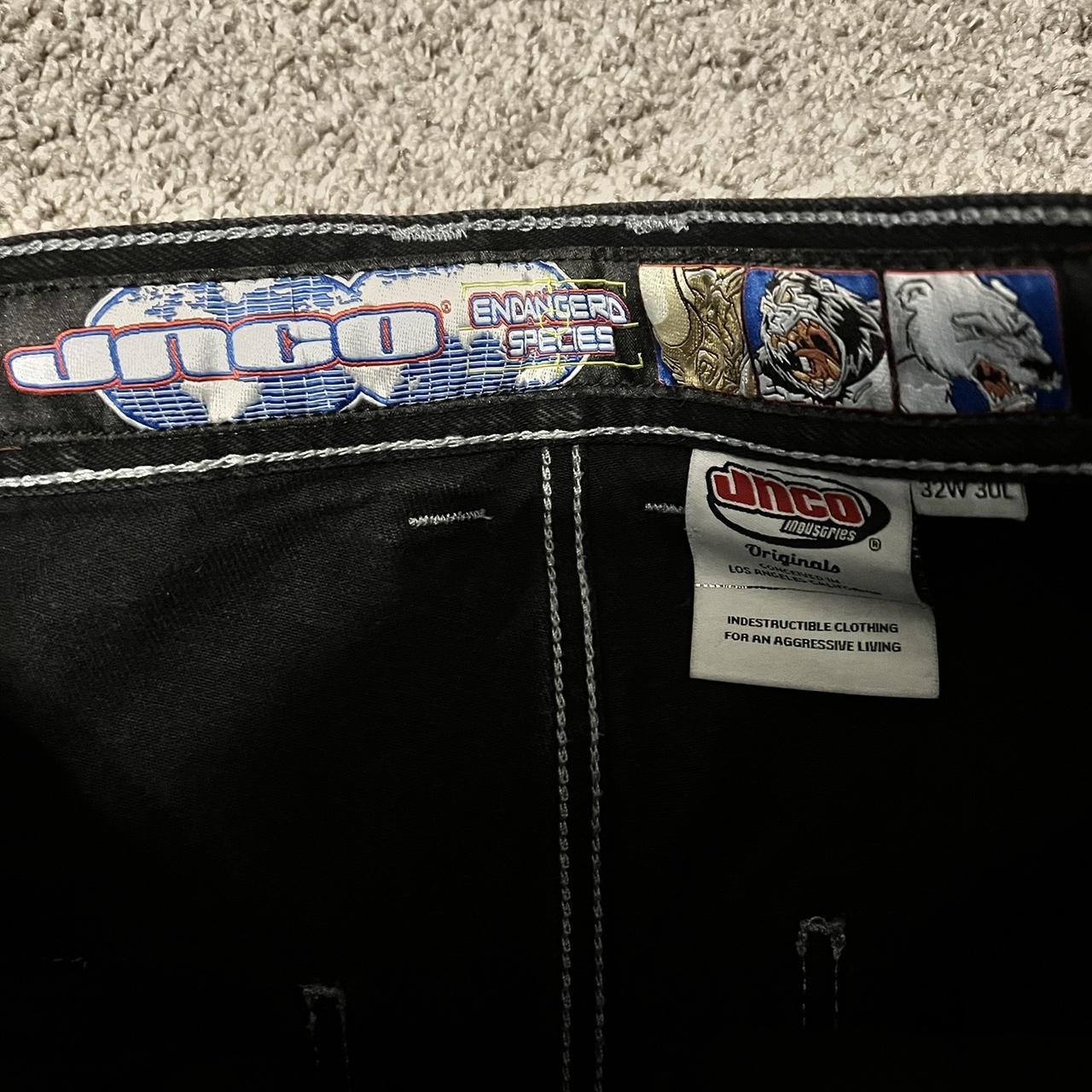 JNCO Silverback 32" Leg Opening Includes hand... - Depop