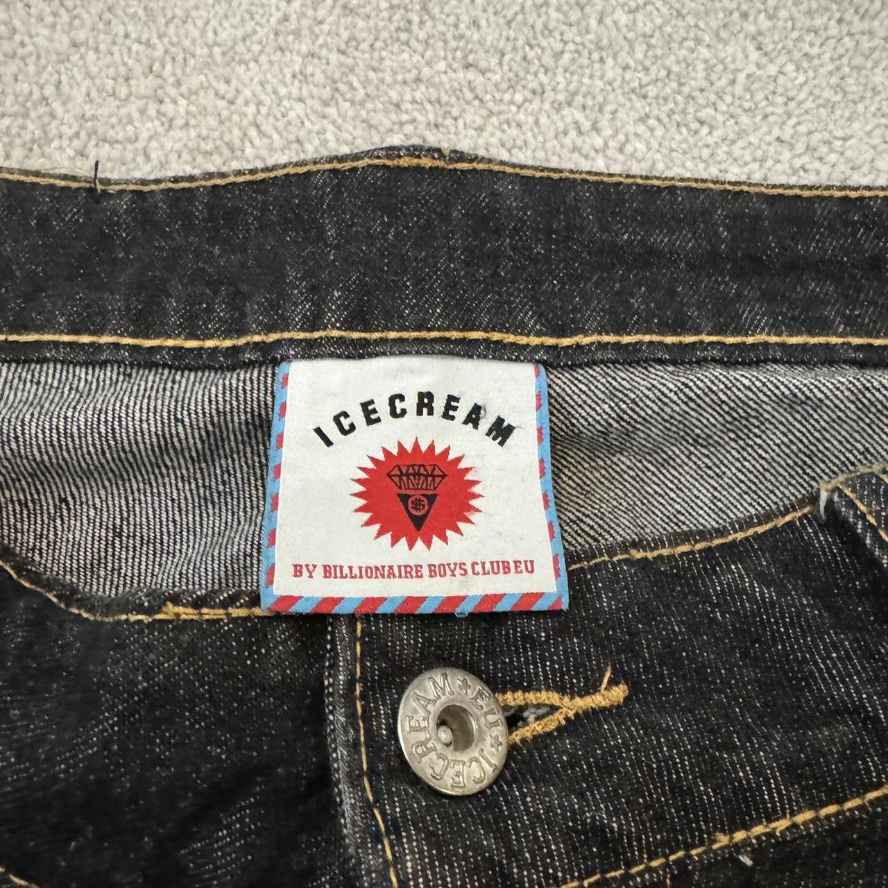 BBC Ice Cream running dog Jorts // denim jean... - Depop