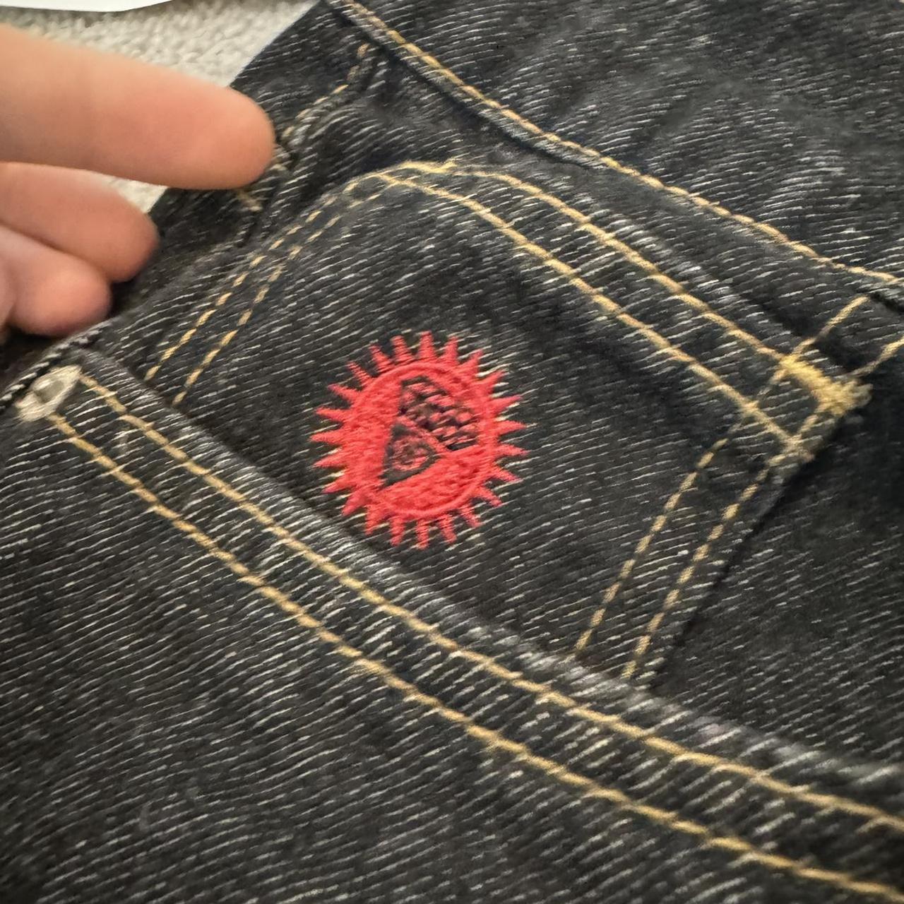 BBC Ice Cream running dog Jorts // denim jean... - Depop