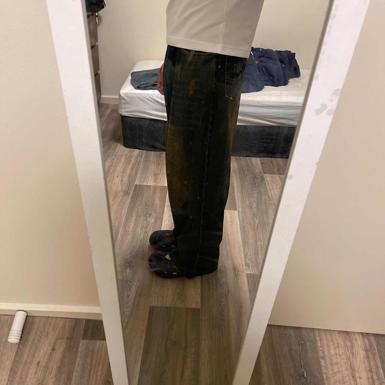 super sick vintage jeans, just dont wear them... - Depop