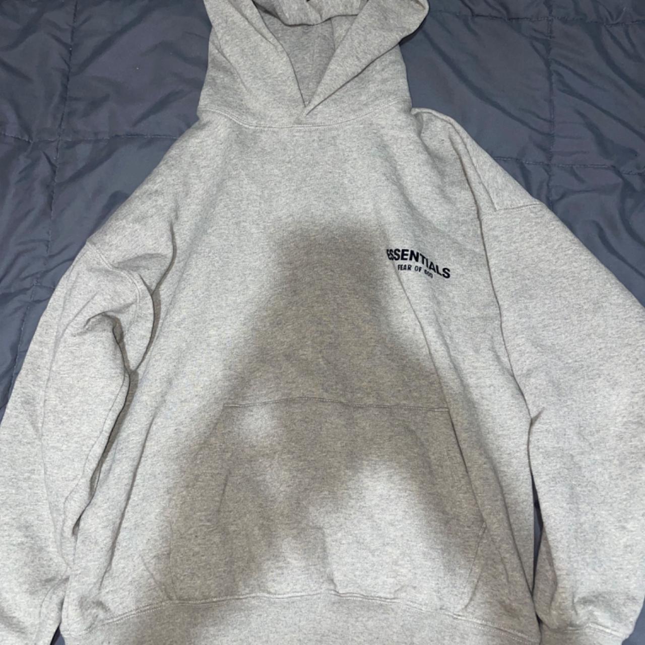 Grey Essentials tracksuit worn once - Depop