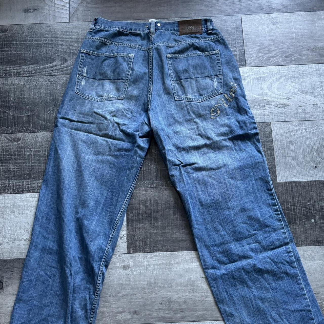 crazy baggy g unit denim no flaws hardly... - Depop