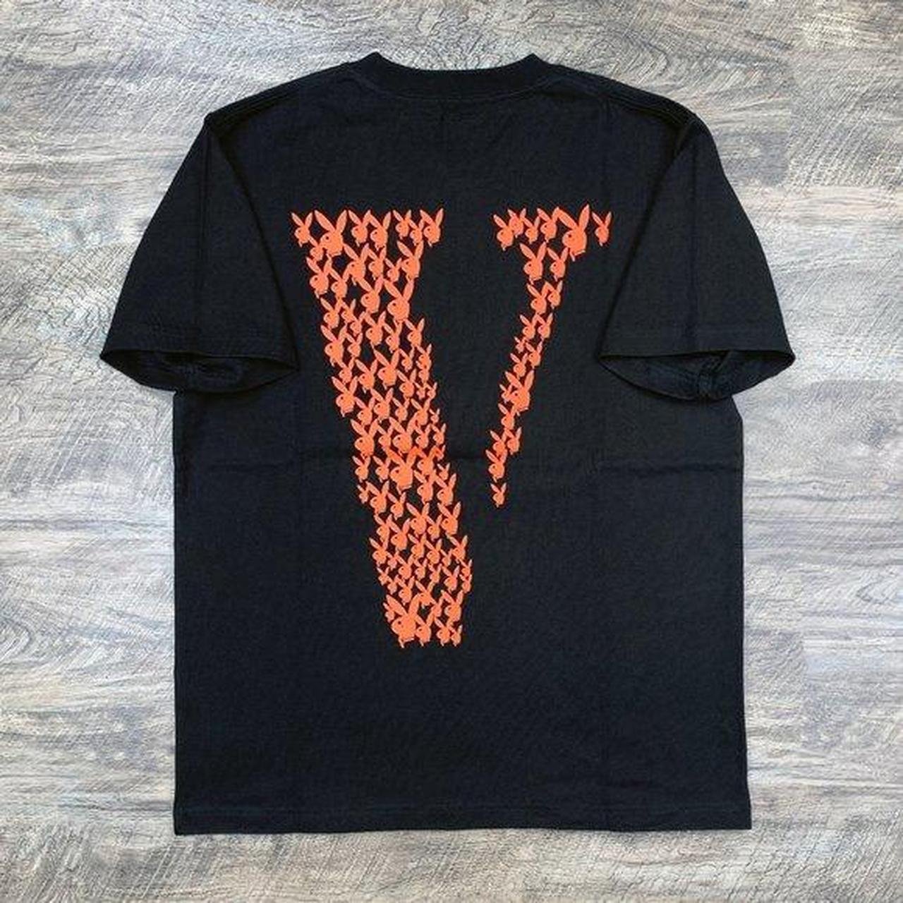 Vlone x Playboi Carti Orange T-shirt Size Size S... - Depop