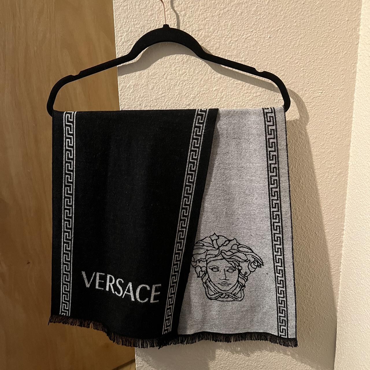 Versace Medusa Head Scarf Great scarf in good used... - Depop