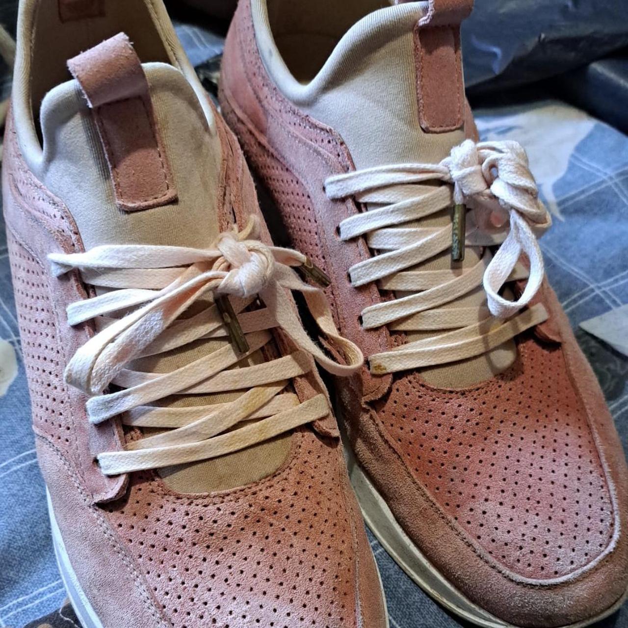 Pink mallet trainers - Depop