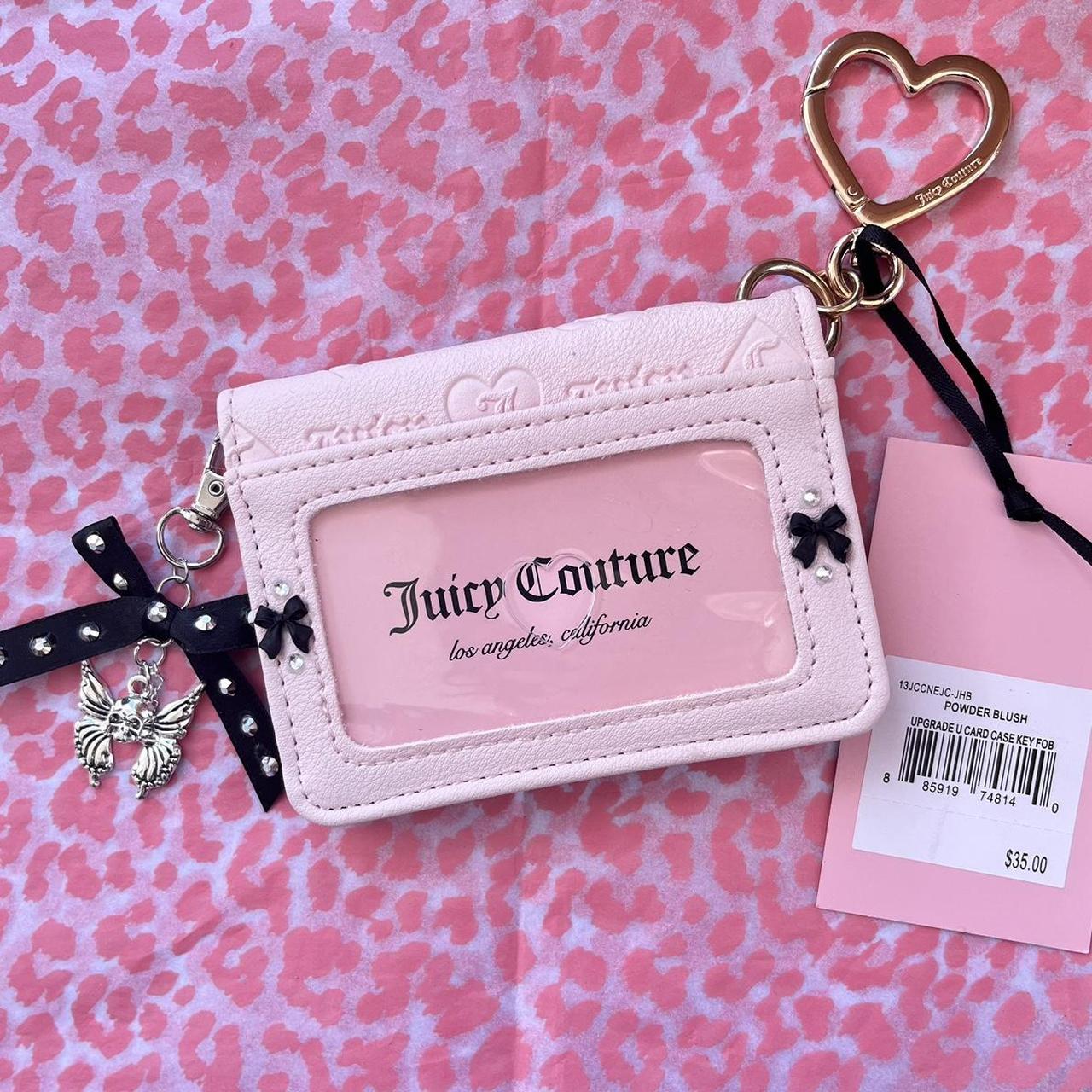 Pink Juicy Couture “Upgrade U” wallet 🎀 - bedazzled... - Depop