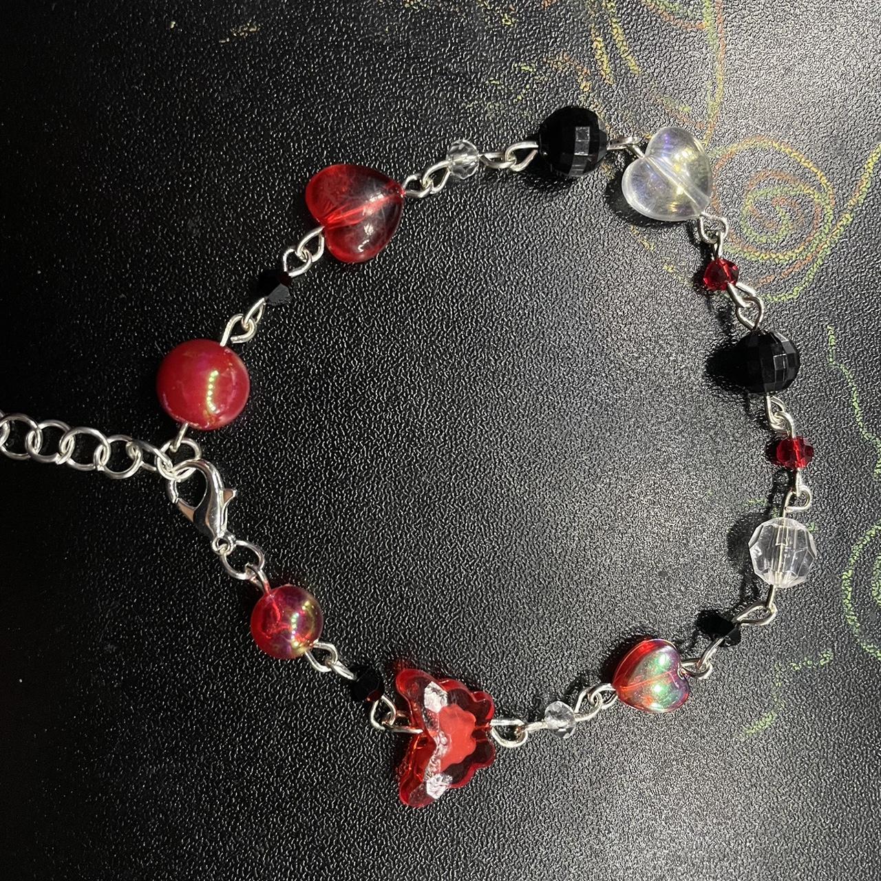 red and black bracelet 🖤 ️ - Depop