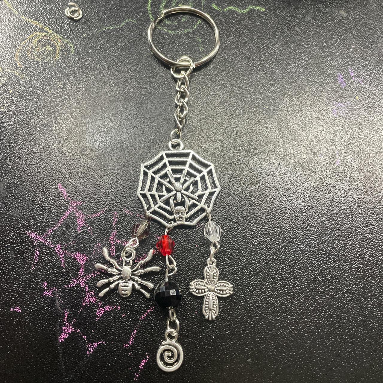 gothic keychain 🖤🕸️ - Depop