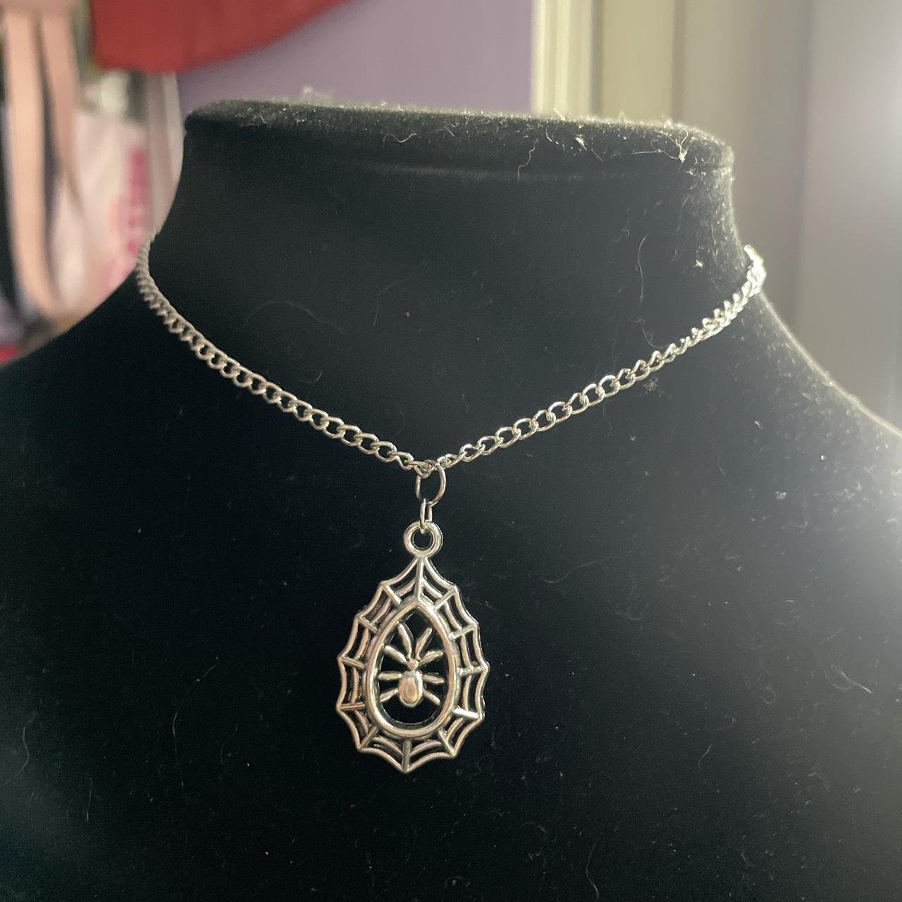 oval spider choker🕷️🖤 - Depop