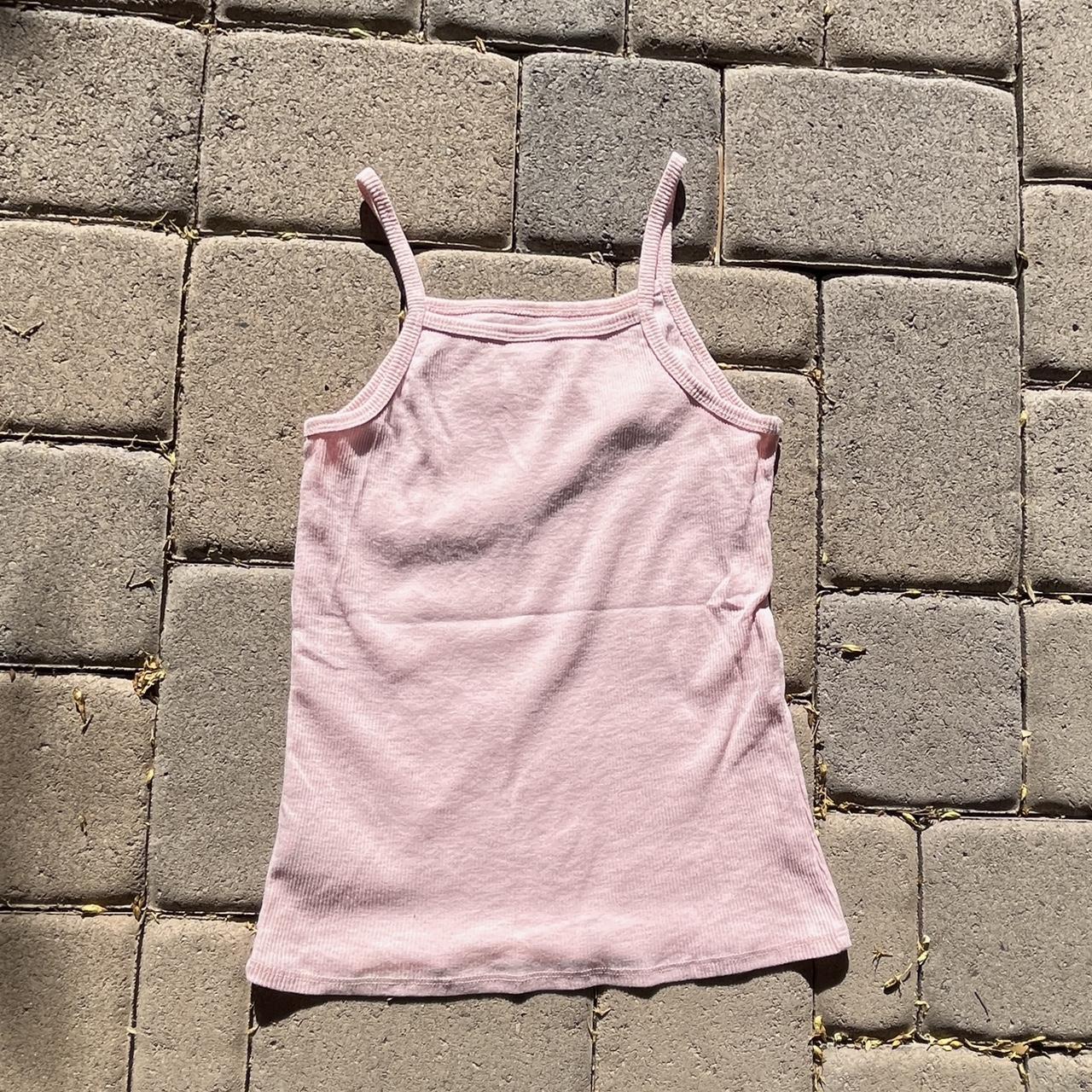 Target Pink and White Vest | Depop
