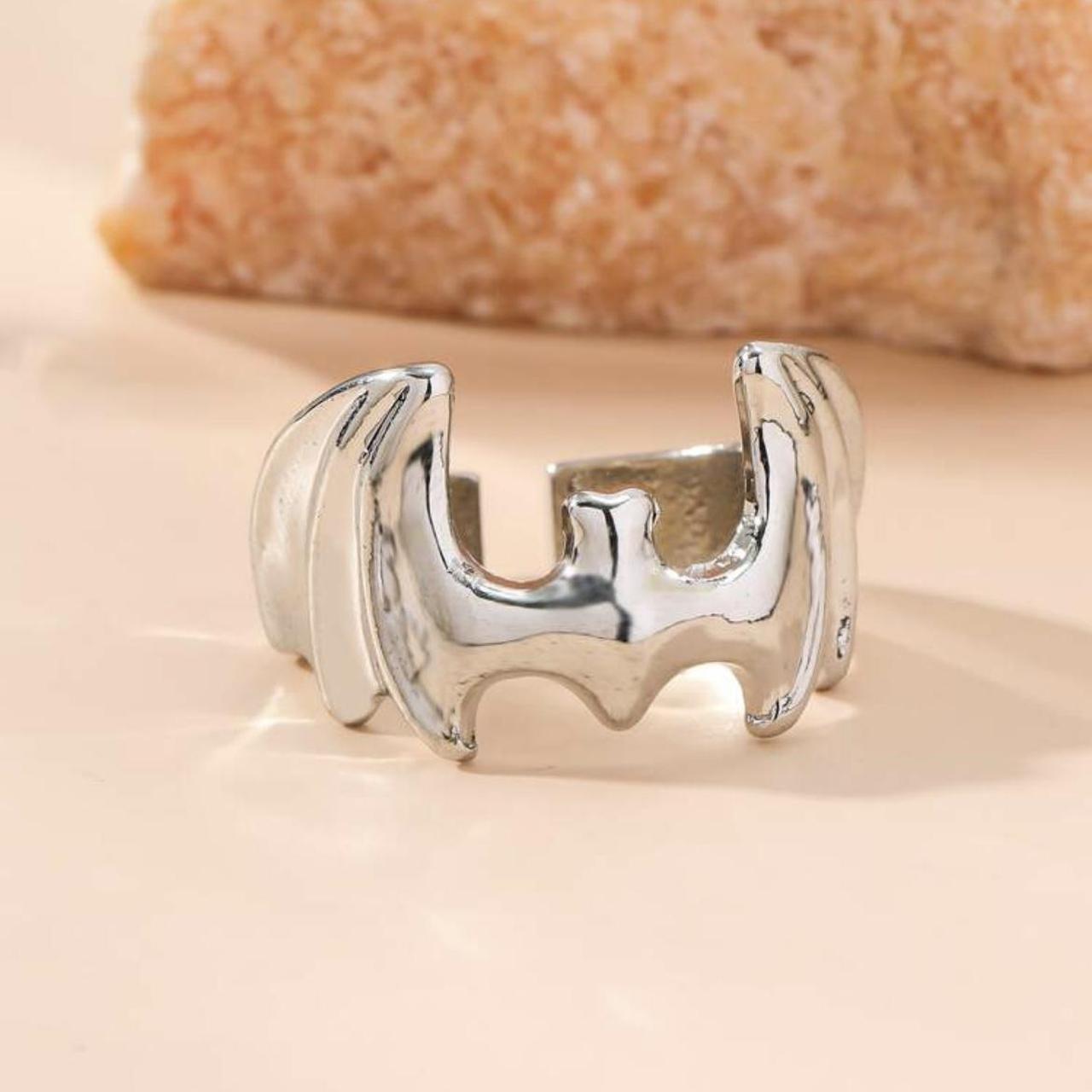 Y2K BAT SYMBOL RING PAY WITH DEPOP. NO... - Depop