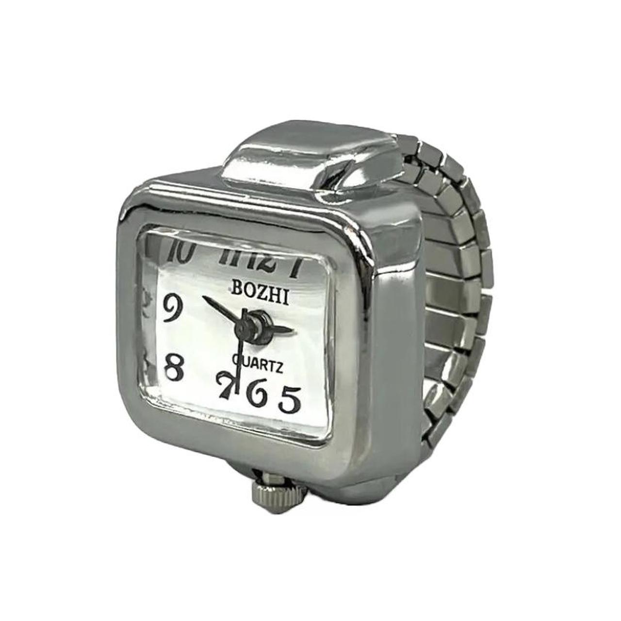 WHITE WATCH RING size 7-8 but adjustable PAY WITH... - Depop