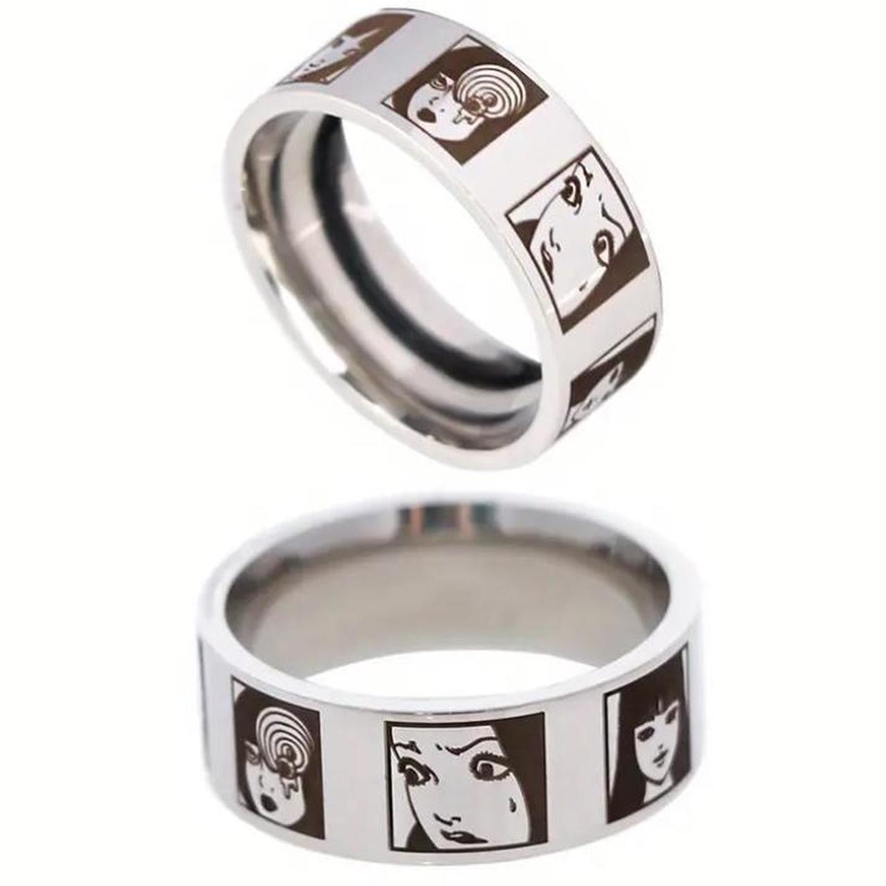 Y2K 8 BALL RING size : 7 up to 12 dm with your... - Depop