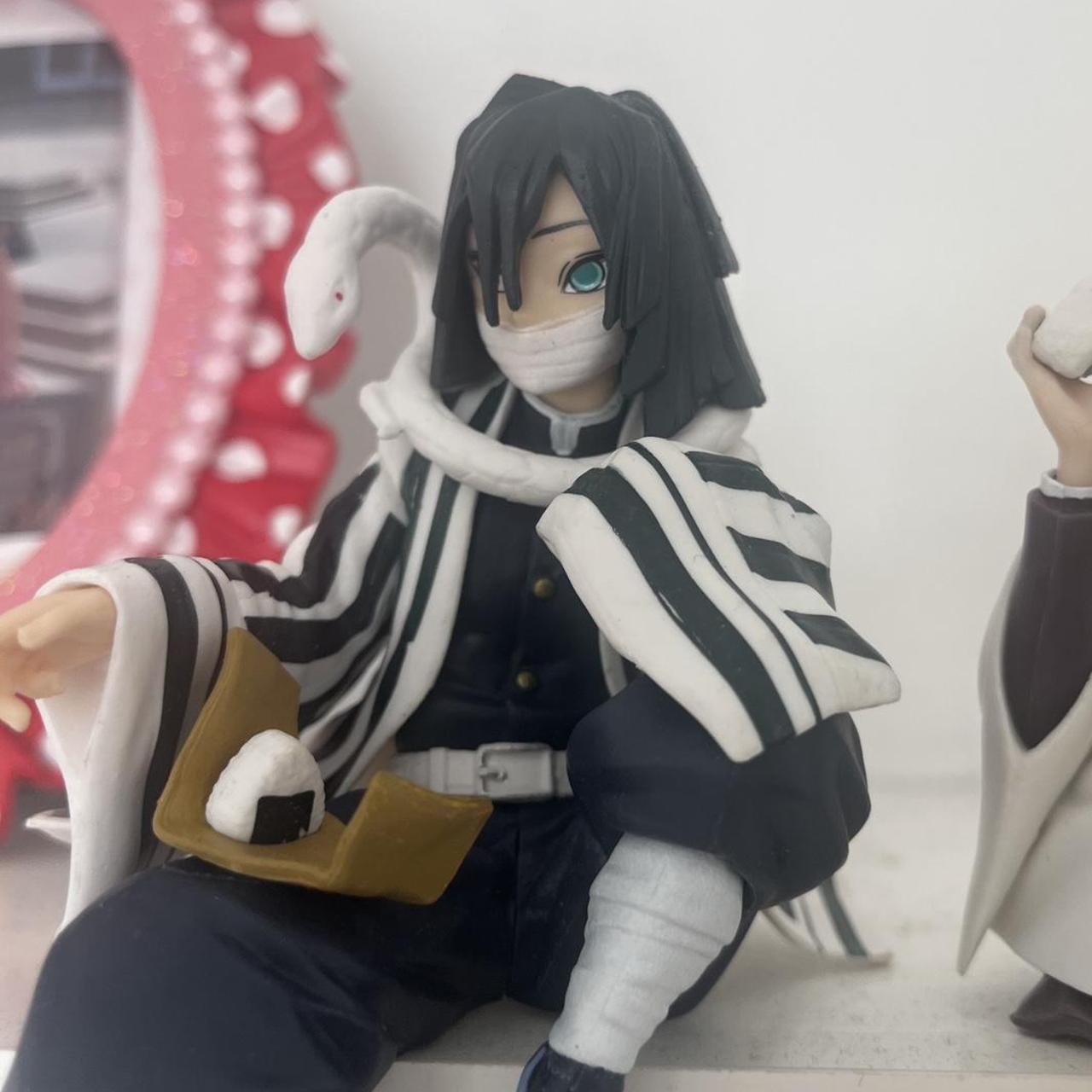 Mitsuri and Obanai figures! would like to sell them... - Depop