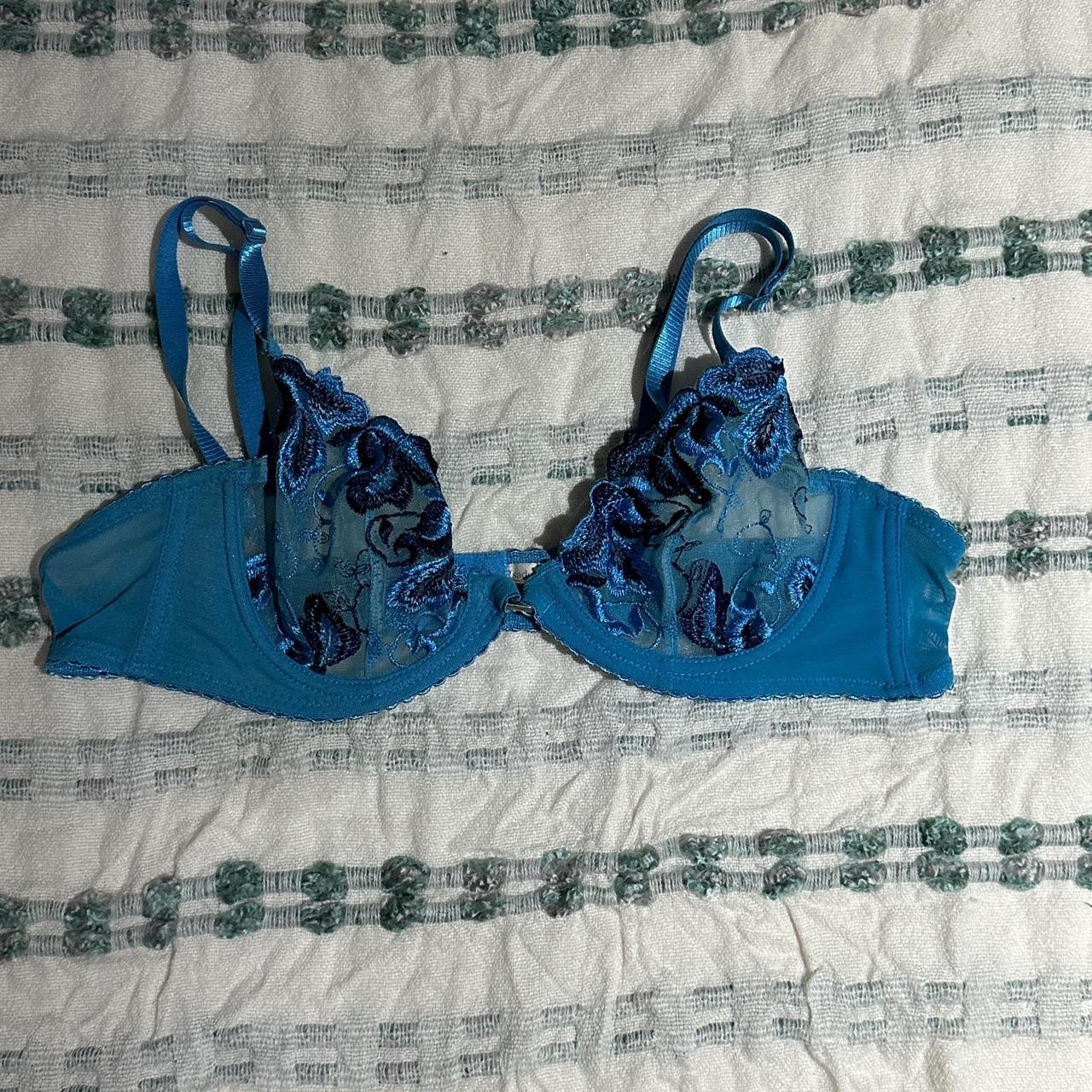 Beautiful blue bra!!🪷 Feel free to ask me any... - Depop