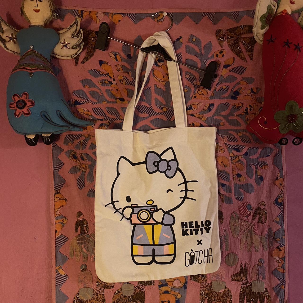 Hello kitty tote bag. Big enough to fit a laptop.... - Depop