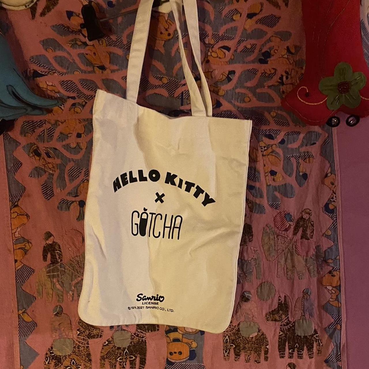 Hello kitty tote bag. Big enough to fit a laptop.... - Depop