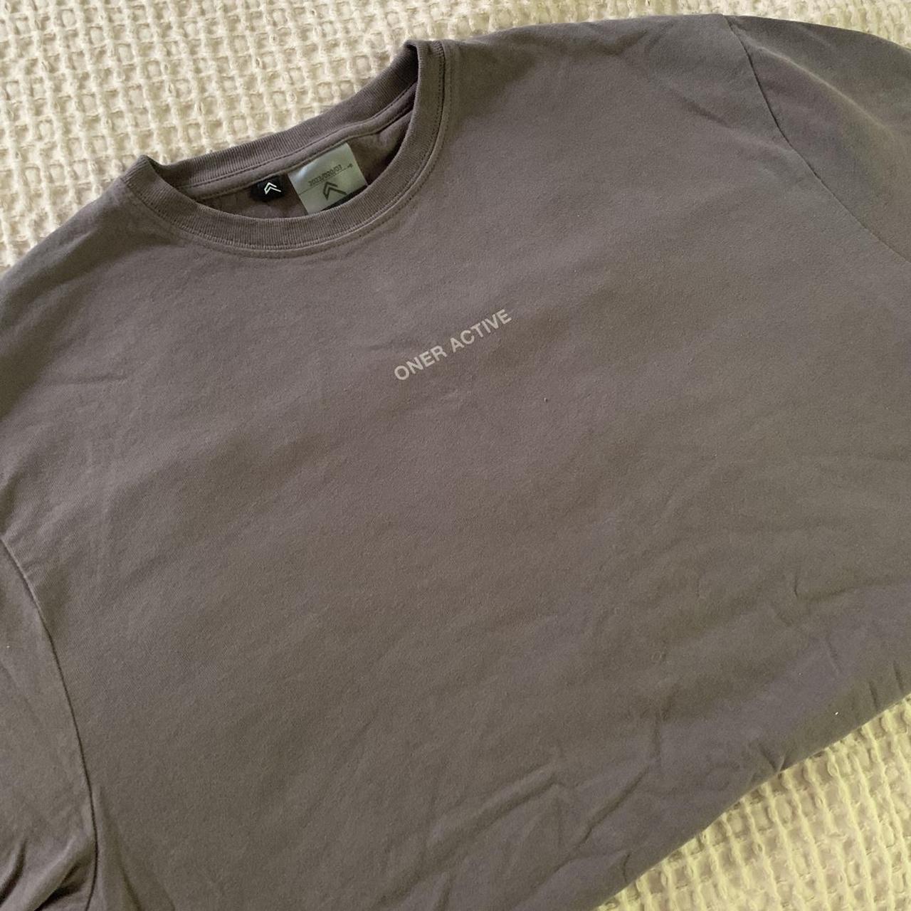 Oner Active Oversized Top - Size S Mirror logo on... - Depop