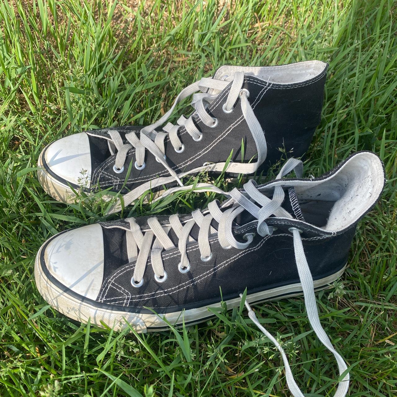 Fake converse all star high tops Size 11 - Depop