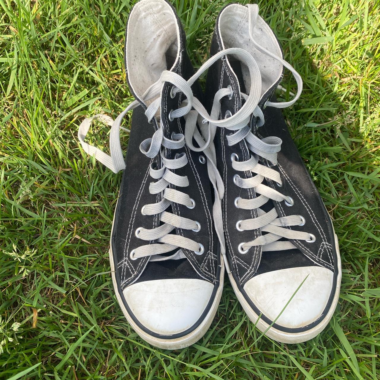 Fake converse all star high tops Size 11 - Depop