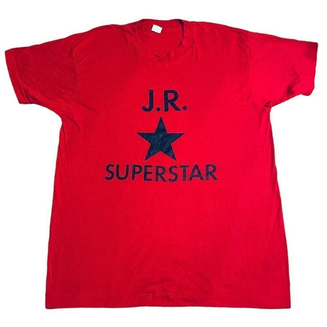 Vintage J. R. Superstar Red T-shirt - shirt brand is... - Depop