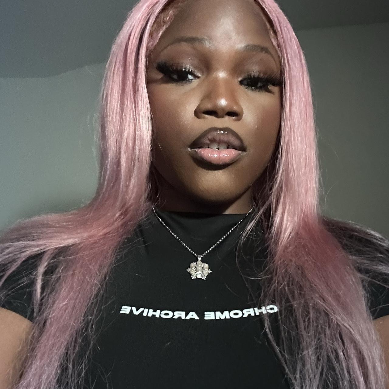 bubblegum pink 13x6 26 in human hair wig lace is. Depop