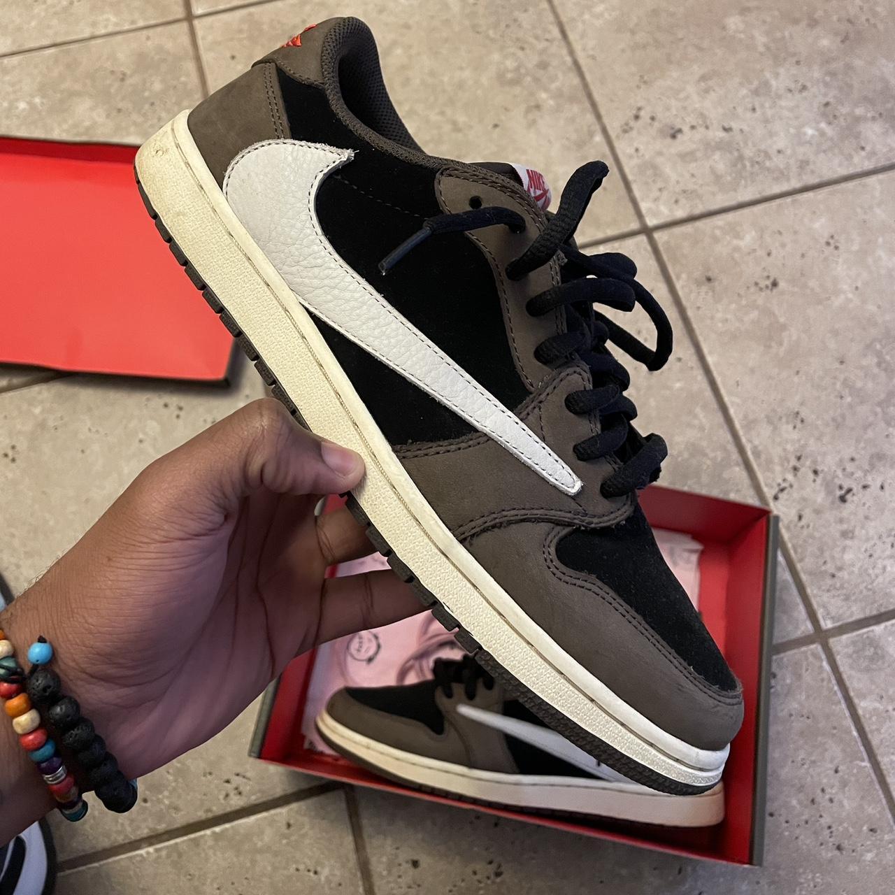Mocha Travis Scott Jordan 1s Low - Worn a few... - Depop