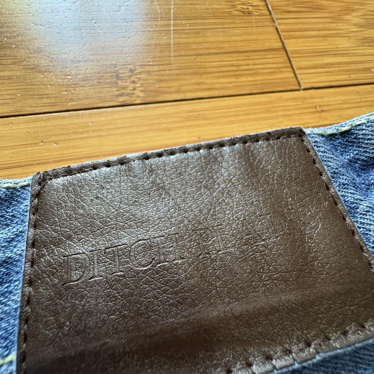 Embroidered Blue Ditch Plains Baggy Jeans Light Blue... - Depop