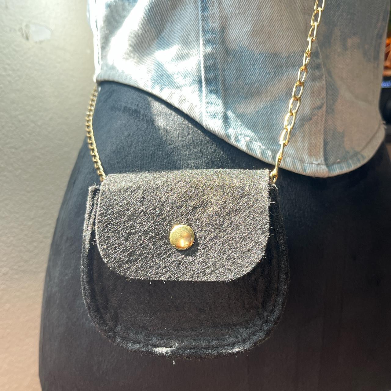 SHEIN Mini Minimalist Flap Chain Saddle Bag - Depop