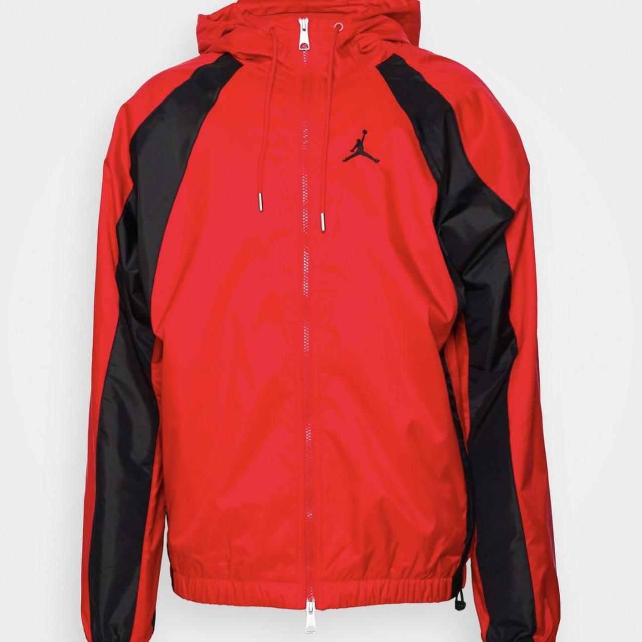 Nike Jordan Windbreaker, Red & Black, Brand New with... - Depop
