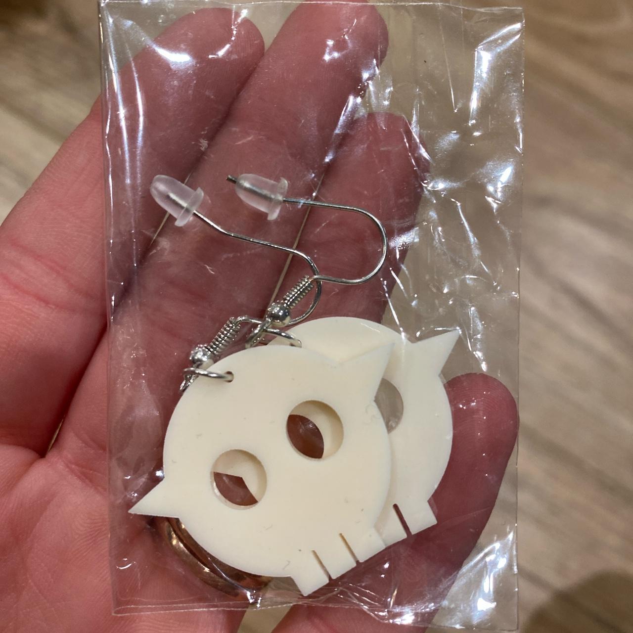 Funky devil skull earrings. Very cute, perfect for... - Depop