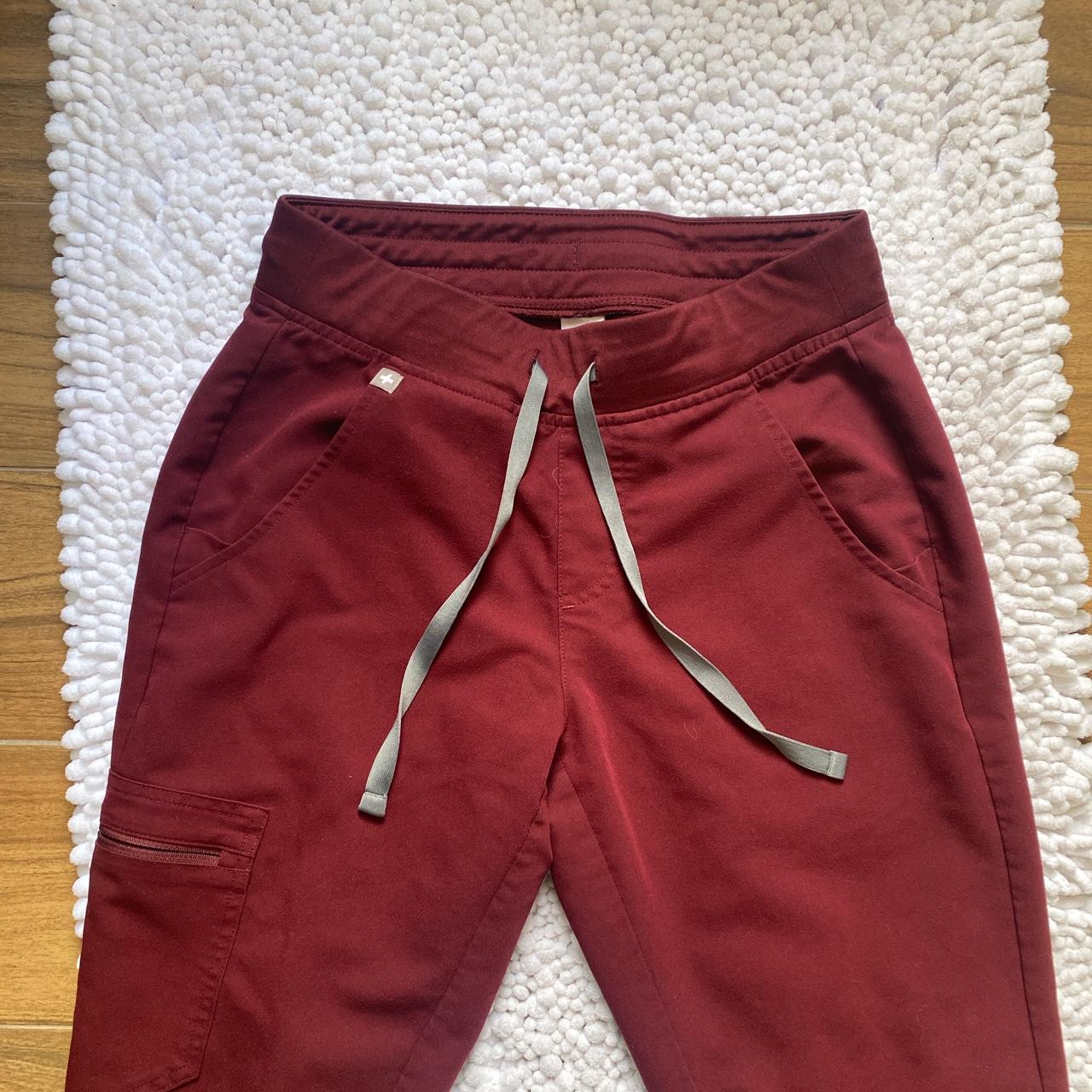 FIGS maroon PETITE XS Zamora jogger scrub pant... - Depop