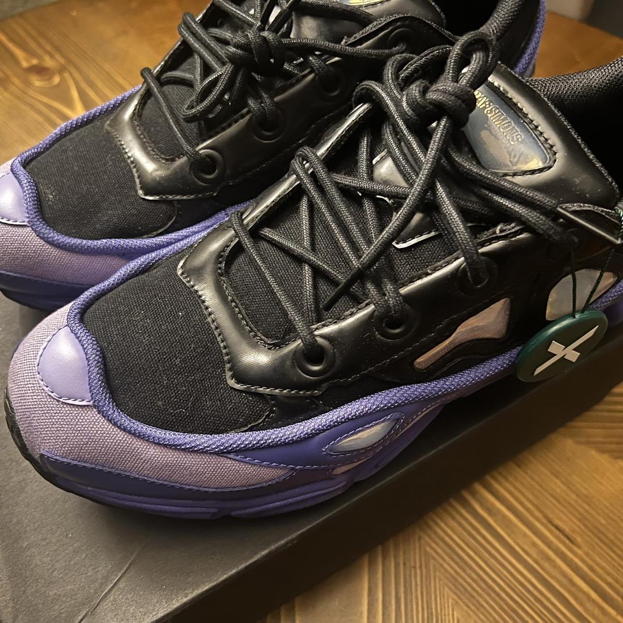 purple rafsimon ozweego 3s size 9.5 us mint... - Depop