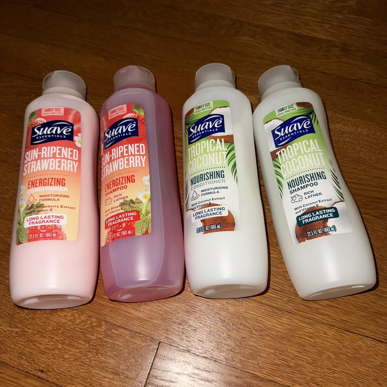 Suave hair care bundle: 4 bottles of shampoo and... | Depop