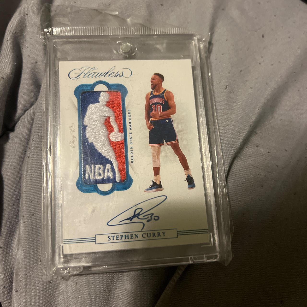 Steph Curry custom 1/1 auto patch card was made in... - Depop