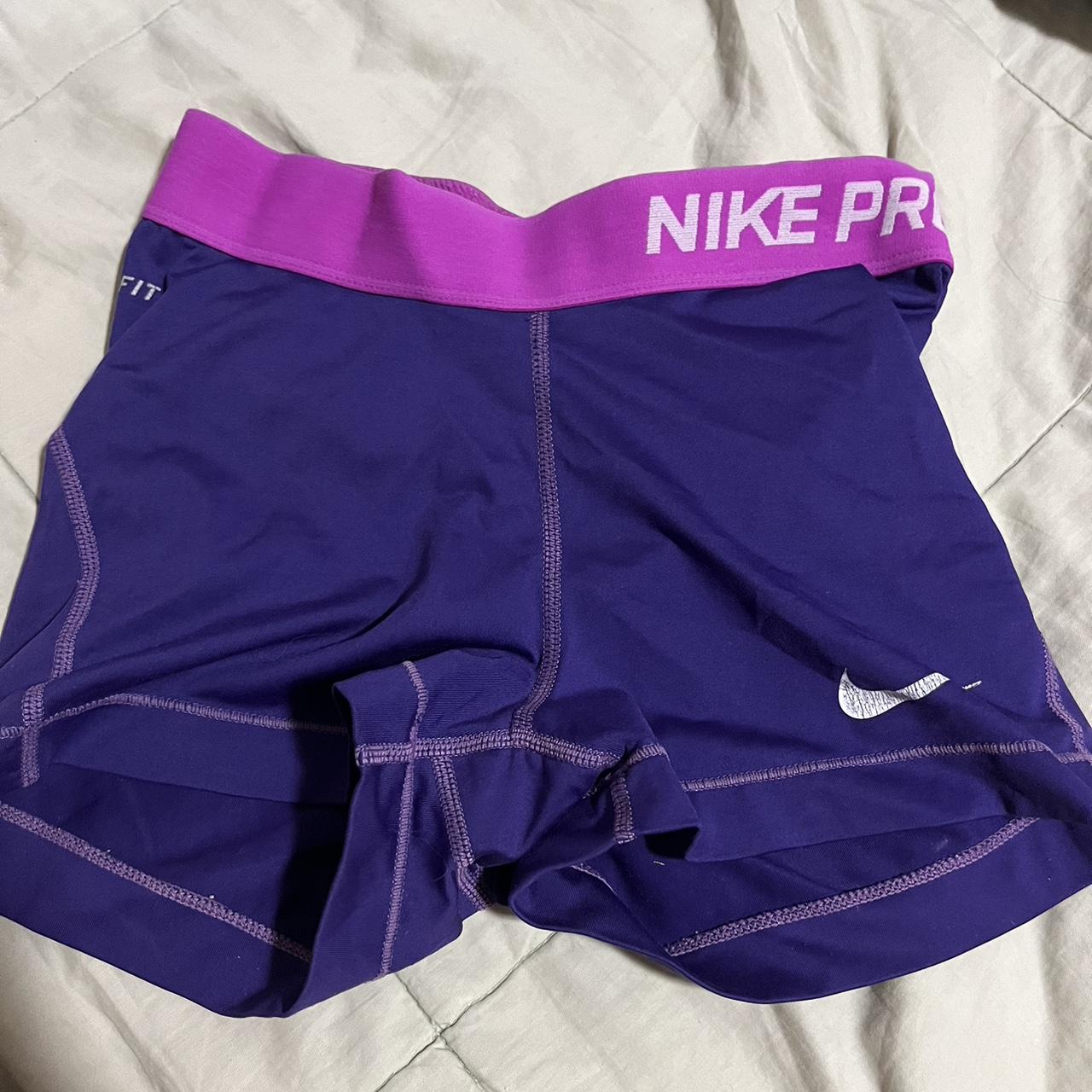 Nike Women's Purple and Pink Shorts | Depop