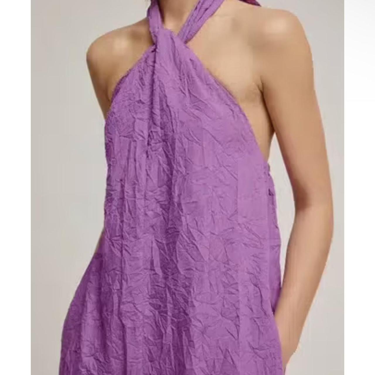 Purple venroy dress size small. Perfect condition... - Depop