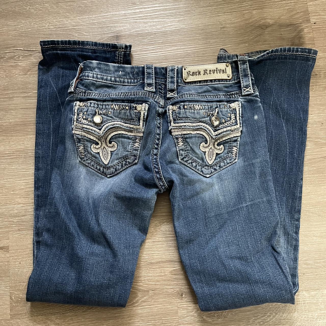 rock revival bootcut jeans size 25 #y2k... - Depop